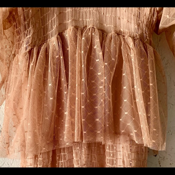 Crow Cloth | Dresses | Crow Cloth Rose Mesh Lace Dress | Poshmark